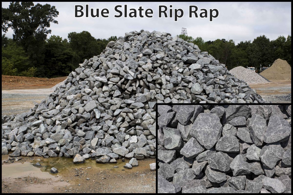 Blue Slate Rip Rap - McCollum Trucking